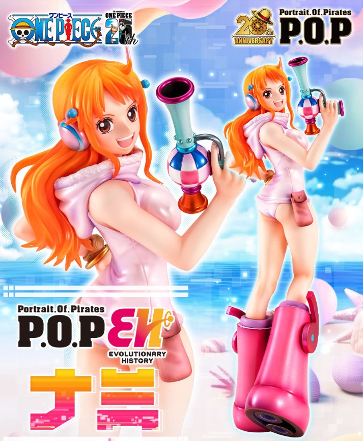 Figurine Nami Evolutionary History Ver. P.O.P. 25th Anniversary One Pi