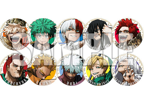 Badge My Hero Academia Giga Jump Autumn 2025 Set 10Pcs