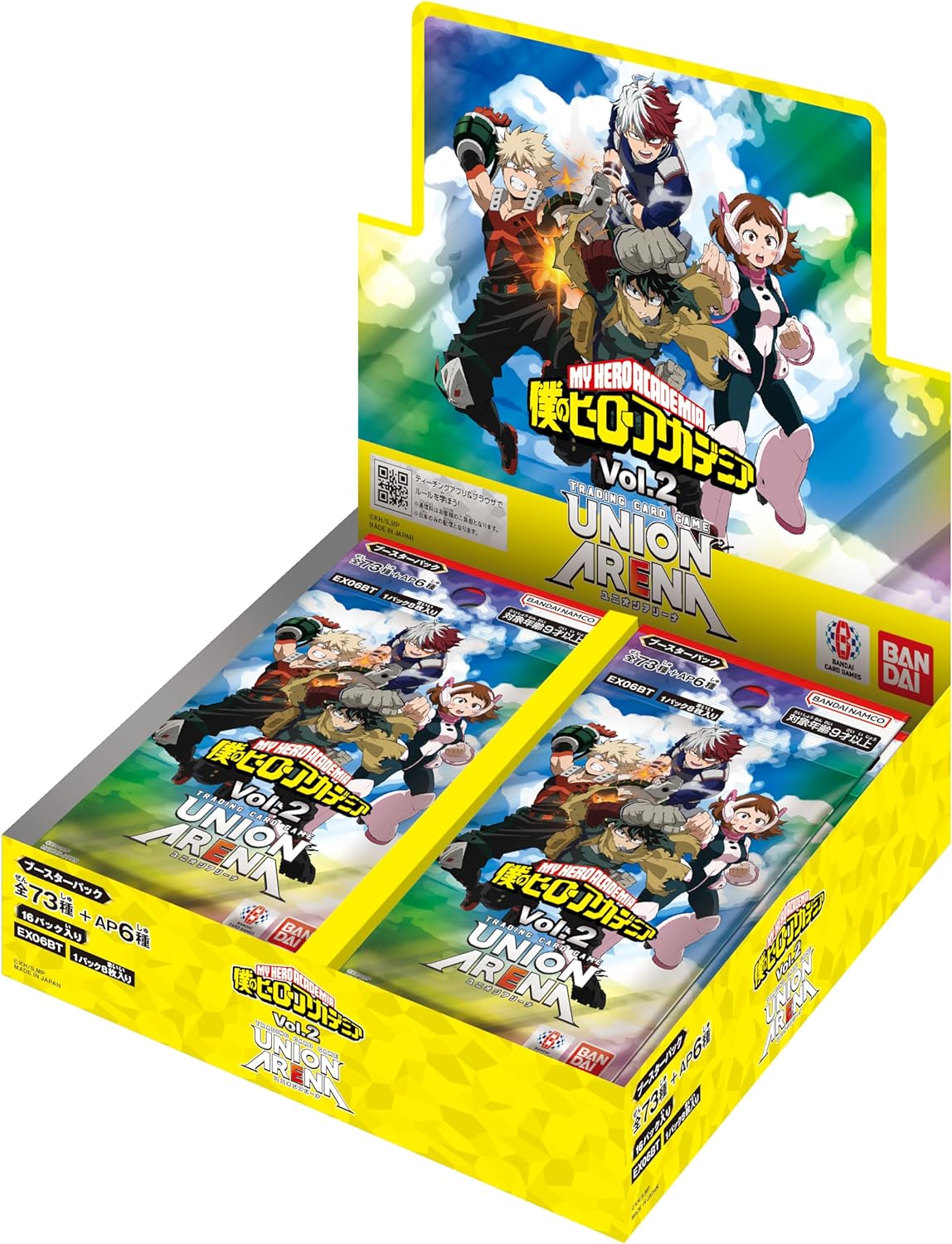 Display My Hero Academia Union Arena 16 Boosters Vol.2