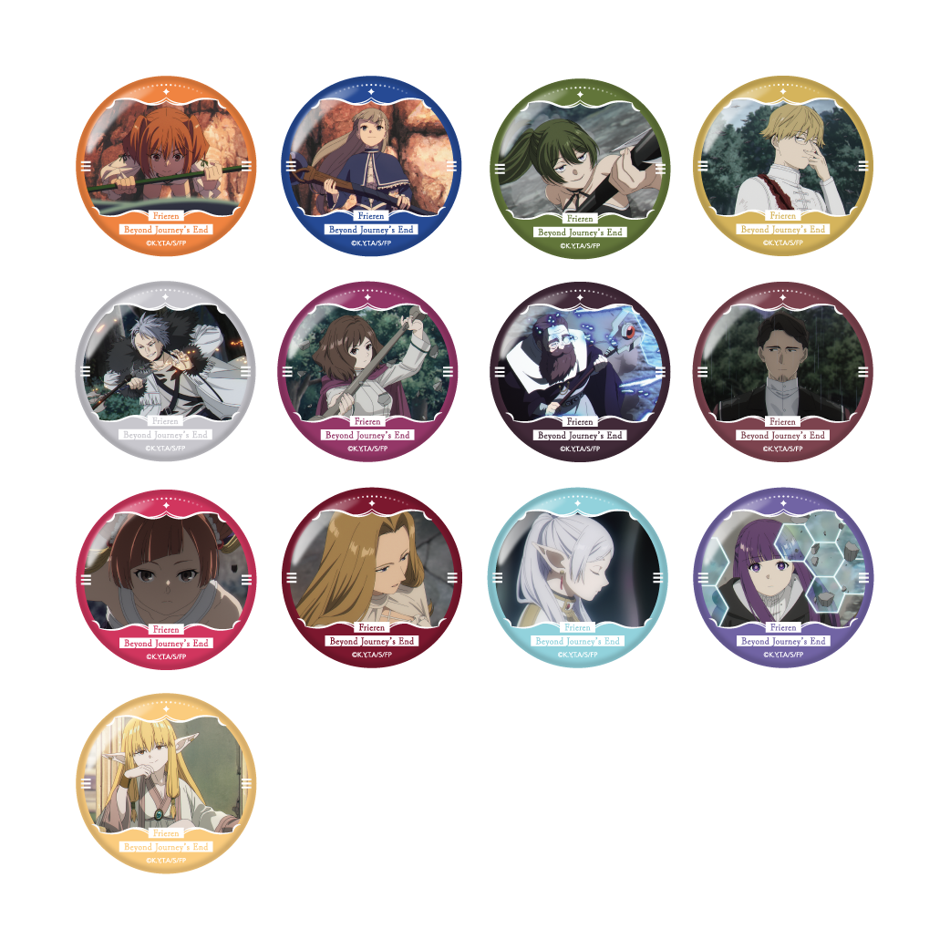 Random Badge Ver.B Frieren Exhibition Frieren Anime