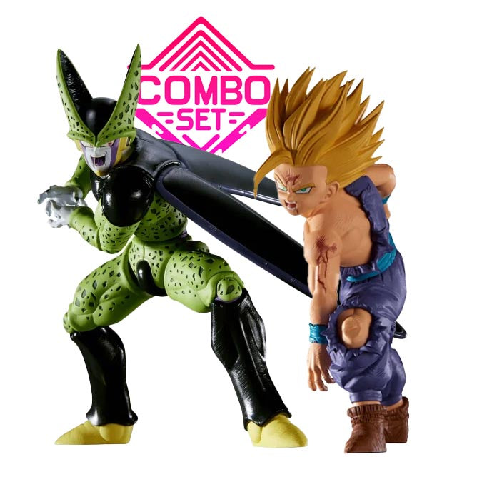 Figurine Ssj2 Gohan VS Cell Dragon Ball Match Makers Combo Set