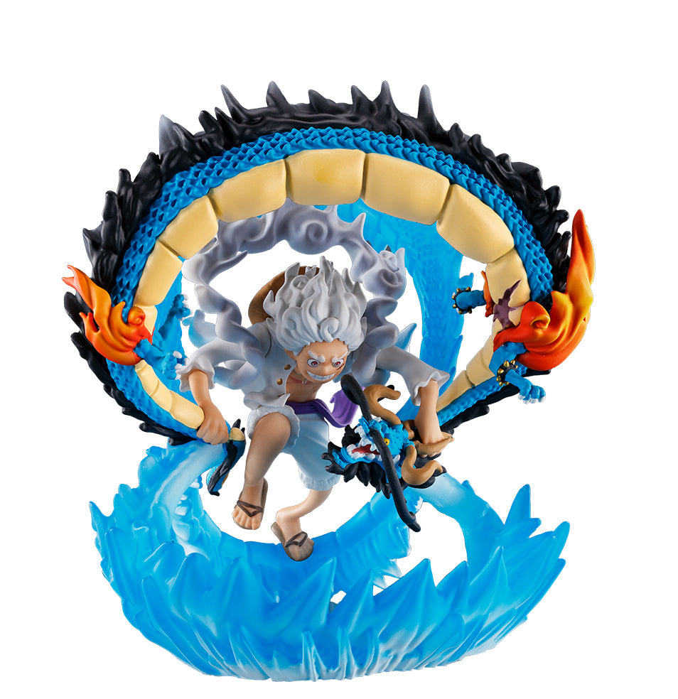 Figurine Monkey D. Luffy Gear 5 PetiTrama Logbox Rebirth Special Gear