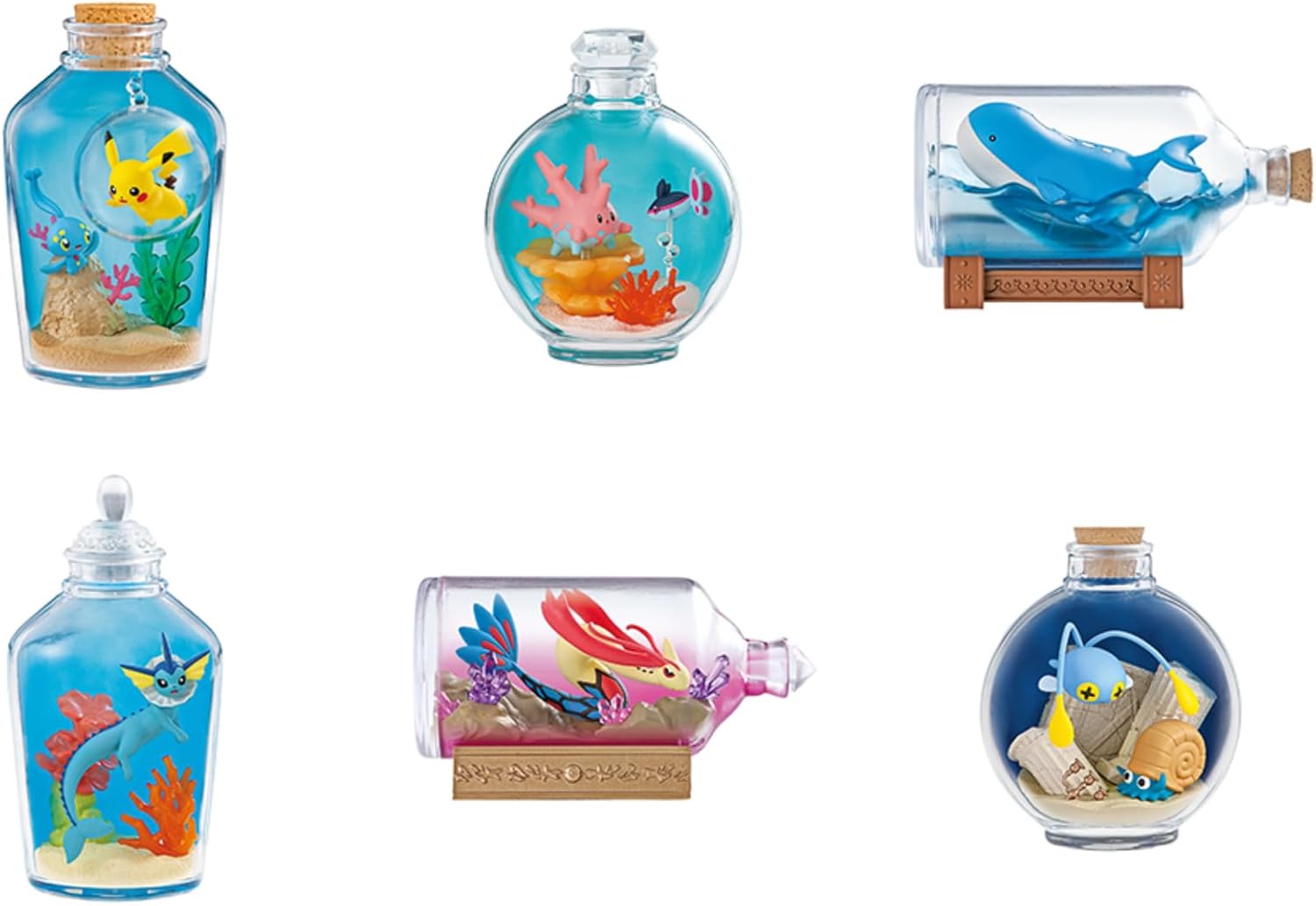 Pokemon Figure Aqua Bottle Collection Pokemon Complete Set