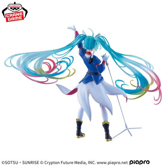 Figurine Hatsune Miku Banpresto Evolve Mobile Suit Gundam x Hatsune Mi