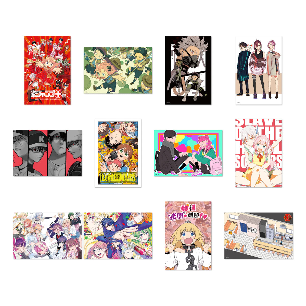 Carte Postale Jump+ 10th Anniversary Exhibition Set 12Pcs
