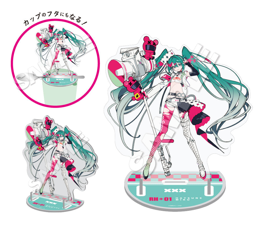 Acrylique Stand Hatsune Miku Racing Miku 2025 Ver. Cutlery Stand Hatsu