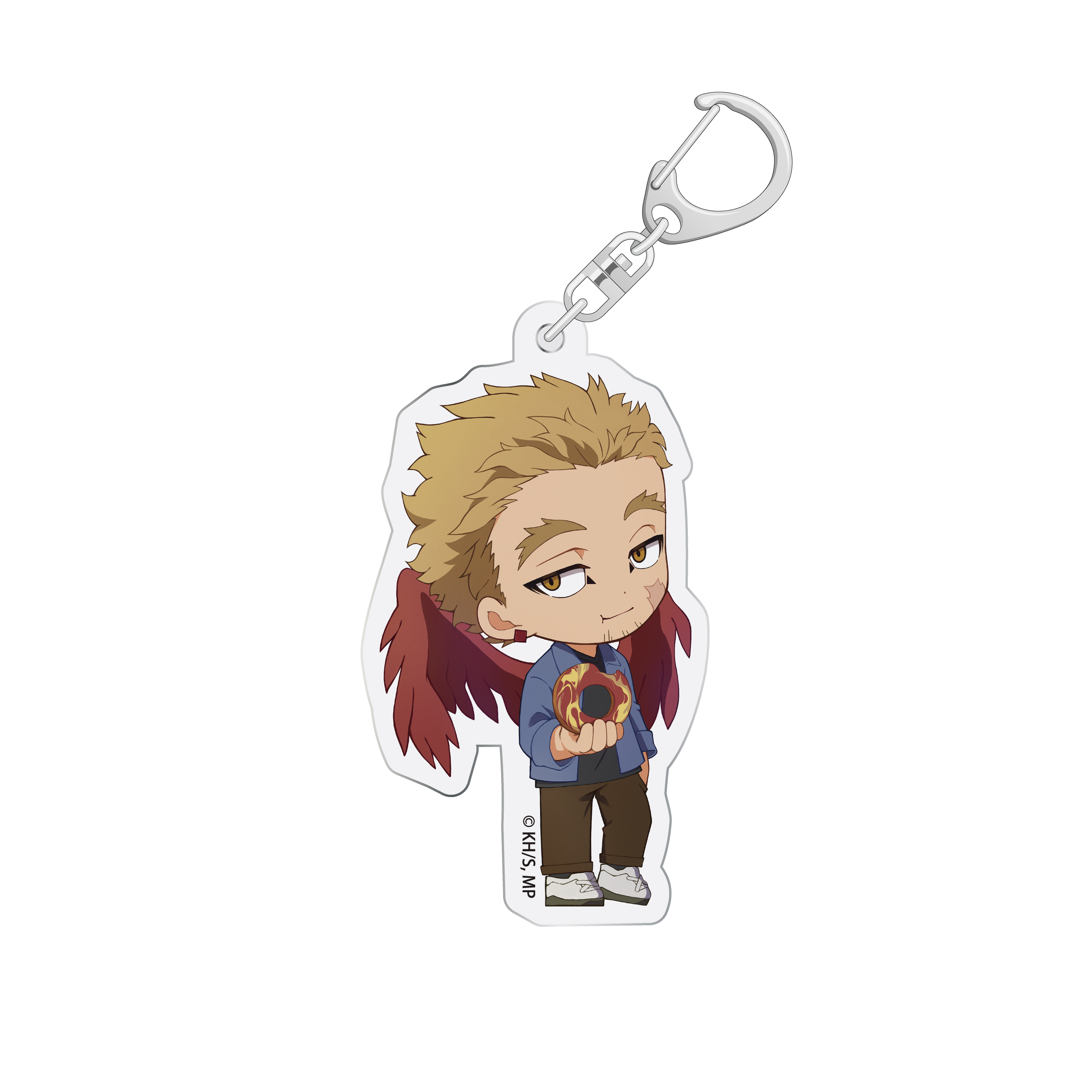 Porte-clefs Hawks x Jack in the Donuts My Hero Academia