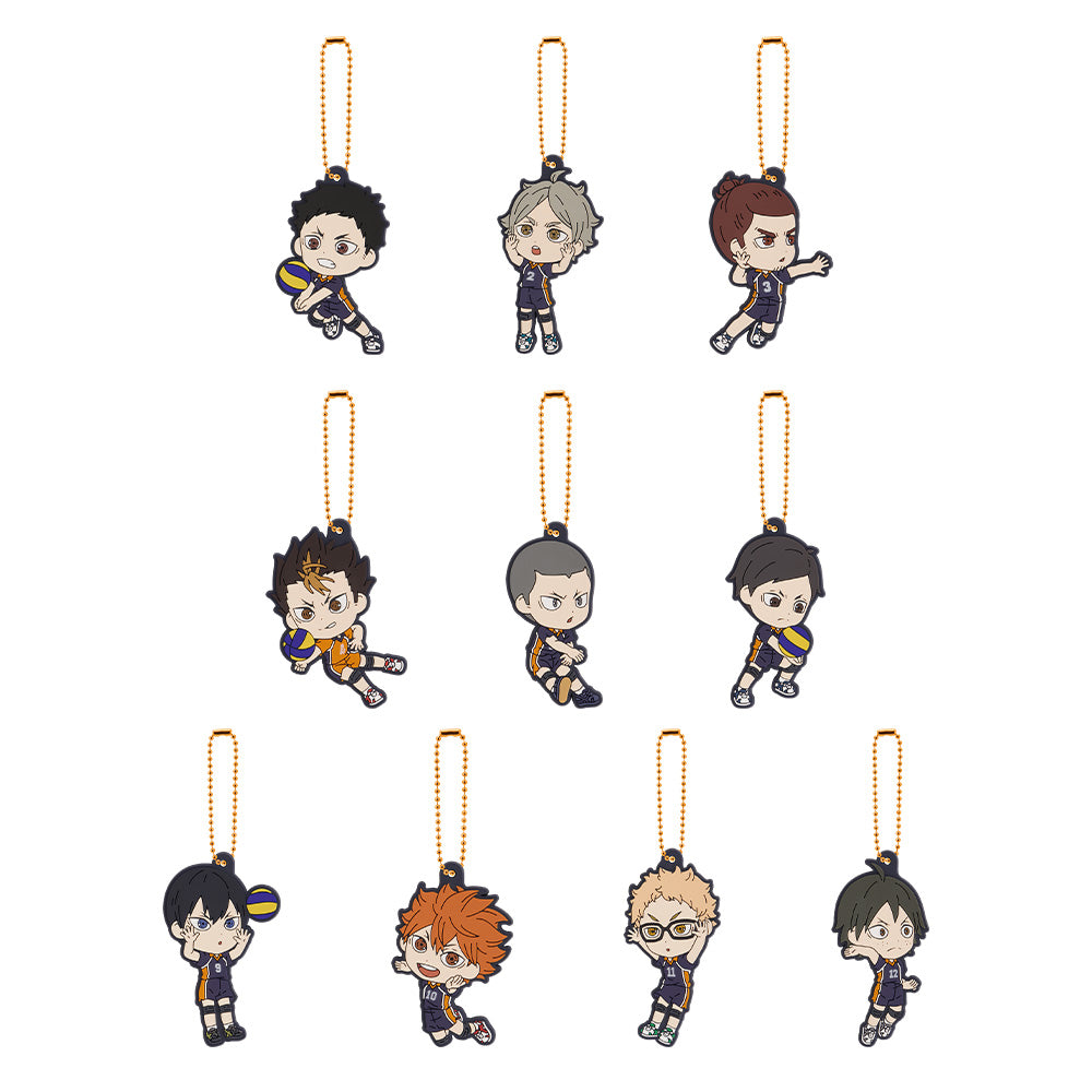 Rubber Lycee Karasuno Set (10 Pcs) Haikyuu Ichiban Kuji Bataille Decis